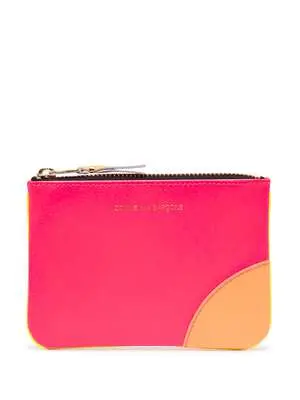 Comme Des Garçons Colour-block Zipped Wallet