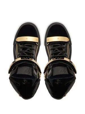 GIUSEPPE ZANOTTI Kriss Metal Strap Sneakers