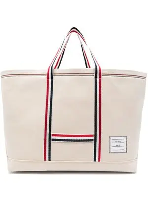 Thom Browne Medium Tool Tote - White