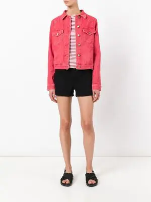 FRAME Cutoff Denim Shorts