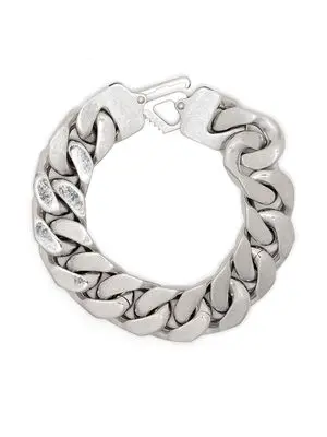 Off-White Curb Chain Bracelet - Silver