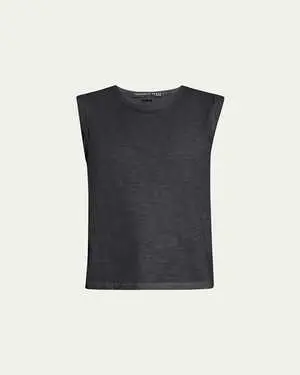 Veronica Beard Dree Muscle Tee - Gray