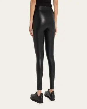 Commando Classic Faux-leather Leggings - Black