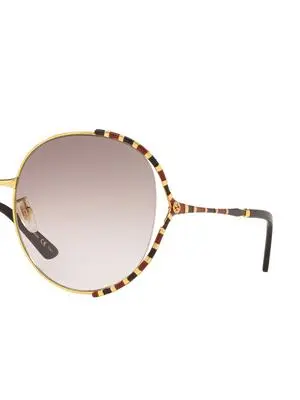 Gucci Gg0595s Round-frame Sunglasses