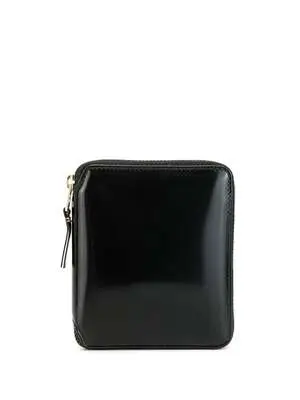 Comme Des Garçons Zip-around Leather Wallet - Black