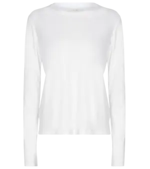 THE ROW Shermann Cotton-jersey Top - White
