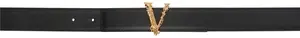 Versace Versace Black Virtus Belt - Kv041 Black