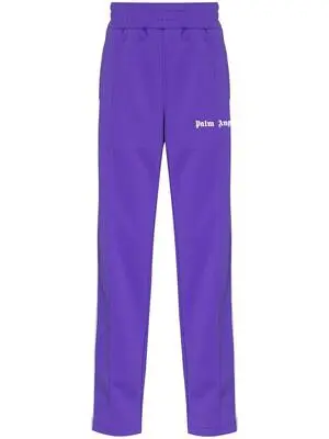 Palm Angels Side Panel Logo Track Pants - Purple