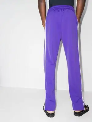 Palm Angels Side Panel Logo Track Pants - Purple