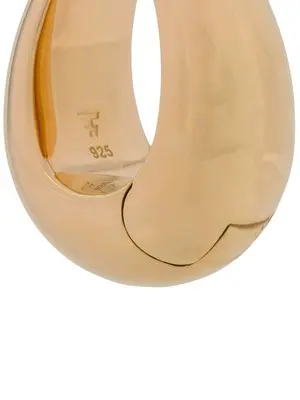 Tom Wood Large Ice Hoop Earrings - Gold
