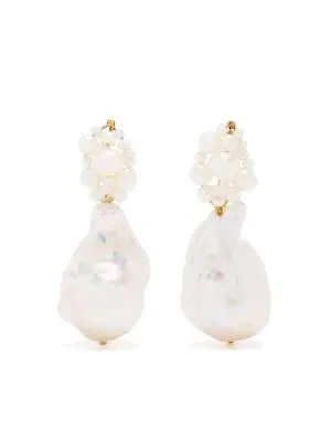 Completedworks Tra-la-la Pearl Earrings - Gold