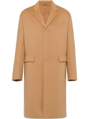 Prada Single-breasted Cashmere Coat