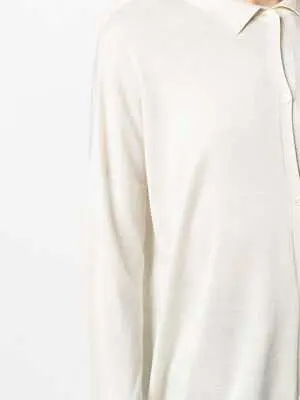 N.peal Longline Silk-cashmere Blend Shirt