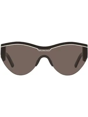 Balenciaga Ski Cat-eye Frame Sunglasses - Black