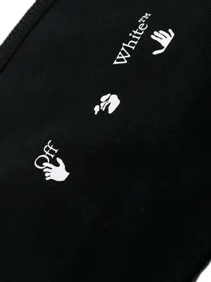 Off-White Logo-print Face Mask - Black