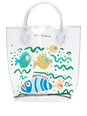 10 CORSO COMO Fish-print Tote Bag