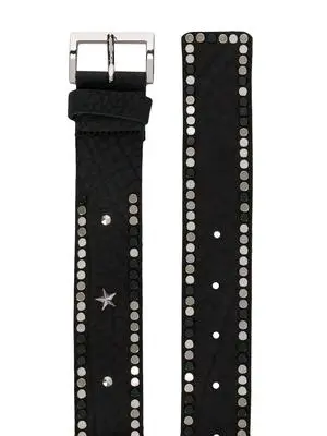 Zadig&Voltaire Studded Leather Belt - Black