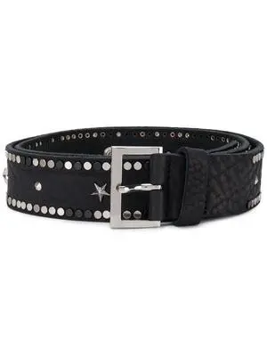 Zadig&Voltaire Studded Leather Belt - Black
