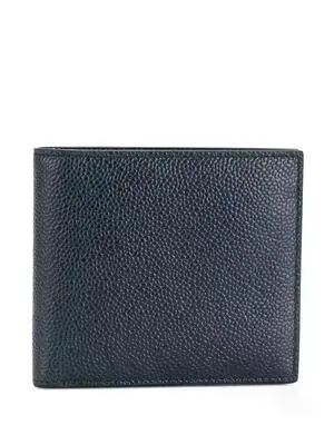 Thom Browne Bi-fold Leather Wallet - Blue