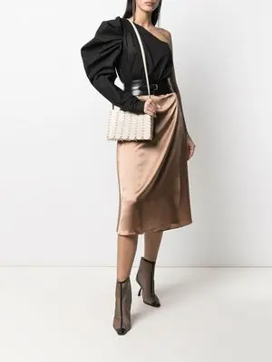 Rabanne Chain-link Leather Shoulder Bag