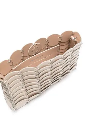 Rabanne Chain-link Leather Shoulder Bag