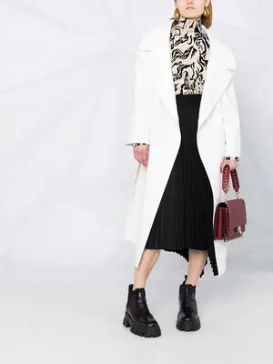 Valentino Garavani Compact Drap Wide Lapels Coat