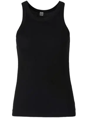TOTEME Ribbed Tank - Black