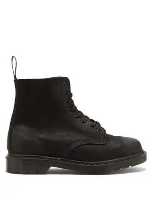 Dr. Martens Dr. Martens - 1460 Pascal Pebbled-leather Boots - Mens - Black - Black