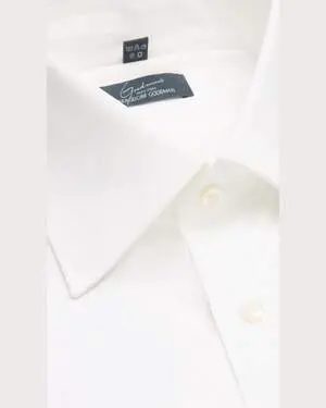 Bergdorf Goodman Solid Poplin Sport Shirt