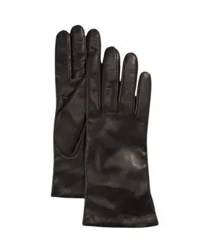 Portolano Portolano Cashmere-Lined Napa Leather Gloves Saddle