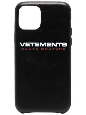 Vetements Logo-print Iphone 11 Pro - Black