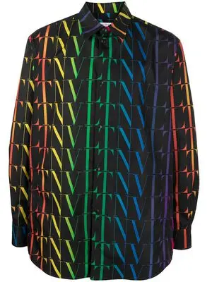 Valentino Garavani Vltn Times Printed Shirt