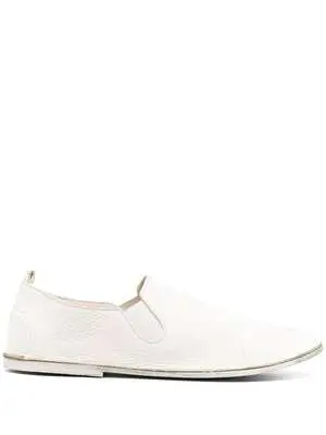 Marsèll Pebbled-effect Leather Loafers - White