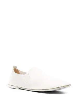 Marsèll Pebbled-effect Leather Loafers - White