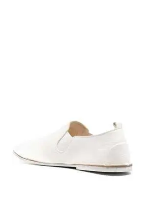 Marsèll Pebbled-effect Leather Loafers - White