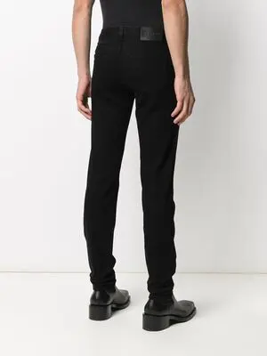 Givenchy Logo Brushstroke Slim Jeans - Black