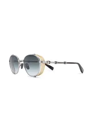Balmain X Akoni Round Frame Sunglasses