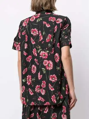 Adam Lippes Floral-print Cotton Shirt