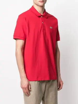 Lacoste Embroidered Logo Polo Shirt - Red