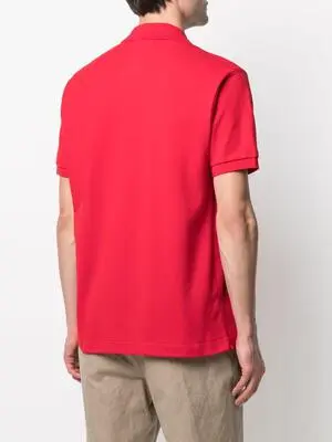 Lacoste Embroidered Logo Polo Shirt - Red