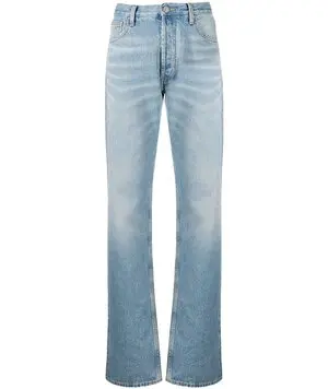 Attico Stonewashed Boyfriend Jeans