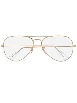 Ray-ban Aviator Frame Eyeglasses - Gold