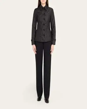 Burberry Fernleigh Quilted Jacket - Black