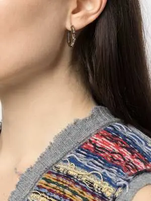 PARTS OF FOUR Small Deco Hoop Earring