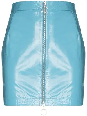 Remain Birger Christensen Lizzie Mini Skirt - Blue