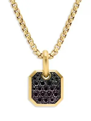 David Yurman 18kt Yellow Roman Diamond Amulet - Gold