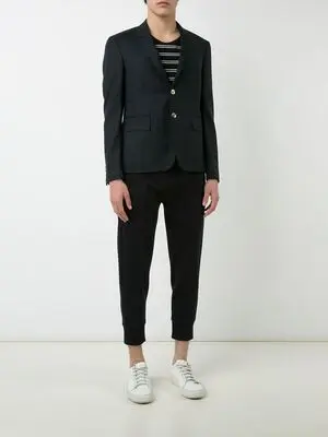 Thom Browne Super 120s Single-breasted Wool Blazer - Blue