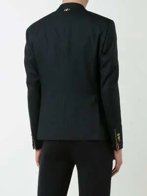 Thom Browne Super 120s Single-breasted Wool Blazer - Blue
