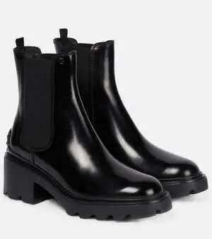 TOD'S Patent Leather Chelsea Boots
