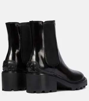 TOD'S Patent Leather Chelsea Boots